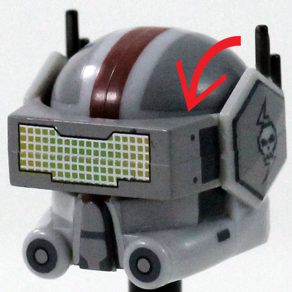 Clone Army Customs | BB Tick Light Gray Helmet